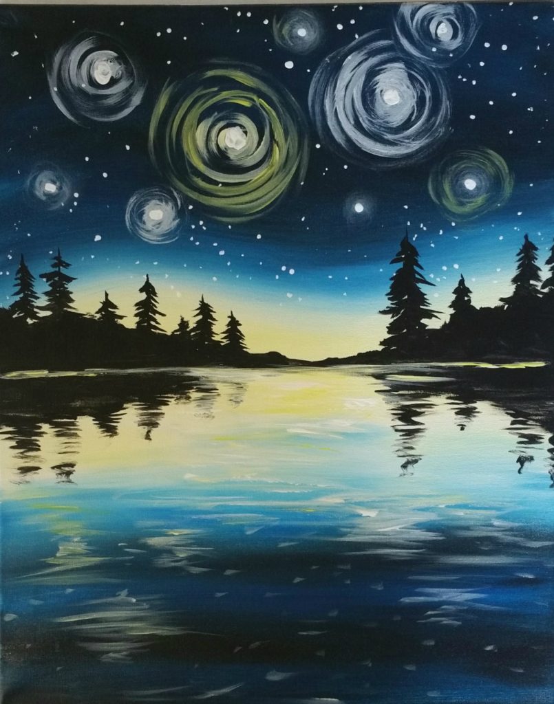 Magical Evening Painting - Palette and Pub