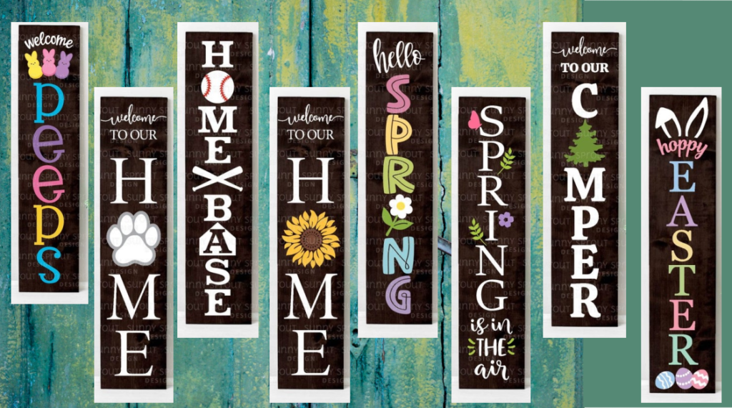 In Studio - Spring Porch Sitters - Palette and Pub