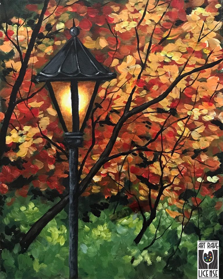 Autumn Glow Painting - Palette and Pub